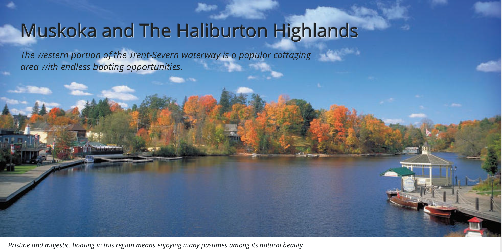 Muskoka and The Haliburton Highlands - PowerBoating.com