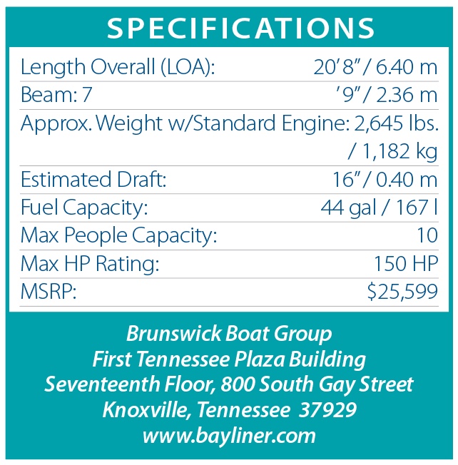 bayliner-elem-specs – Power Boating Magazine