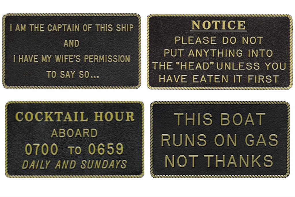 Fun Boat Plaques - Power Boating Magazine